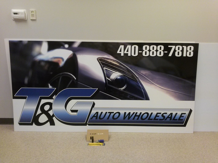 New Exterior Building Sign for T&G Auto Wholesale in Cleveland OH