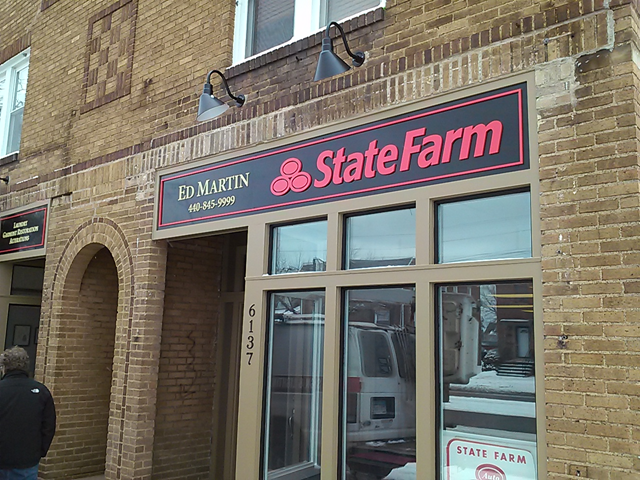 New Retro-Style Building Sign Is A Hit In Parma Ohio Remodeled Building