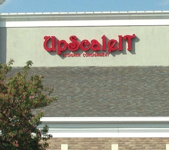 UpScaleIT Consignment Brands with Channel Letter and Canopy Sign!