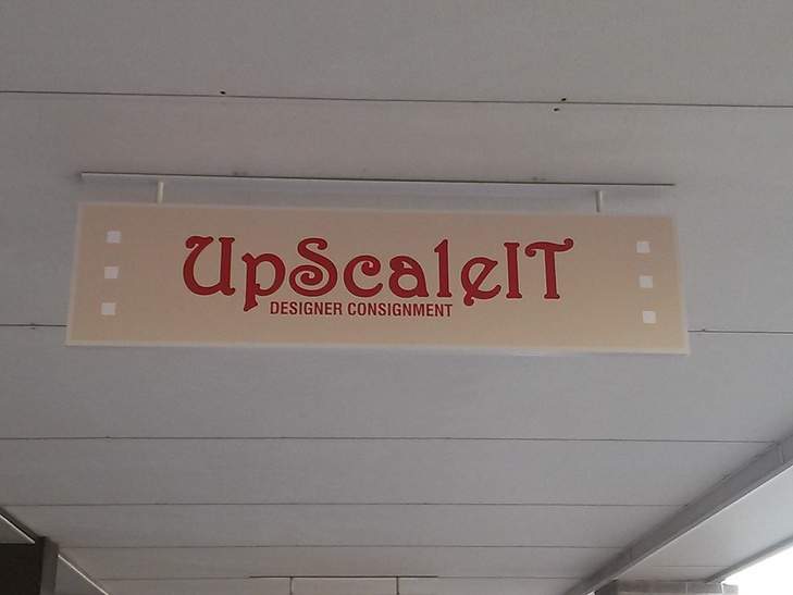 UpScaleIT Consignment Brands with Channel Letter and Canopy Sign!