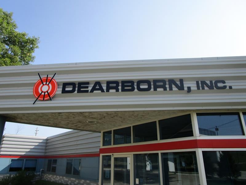 Dearborn, Inc in Berea, Oh Gets A Building Sign For Their Operation