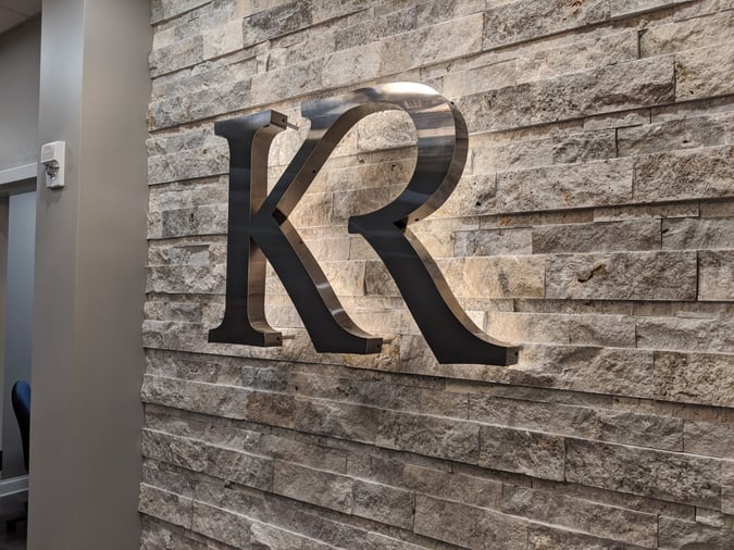 Halo Lights Add A Nice Touch To Interior Wall Letters